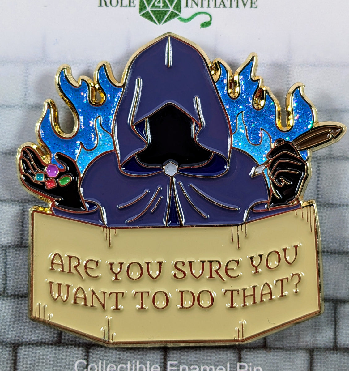Dungeon Master - Collectible Enamel Pin – Role 4 Initiative
