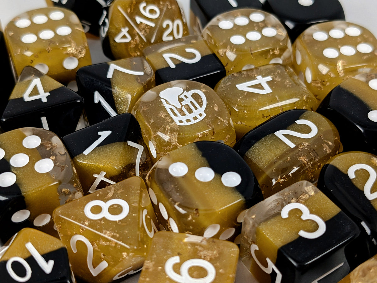 Dwarven Stout - Single Dice - Add Your Logo