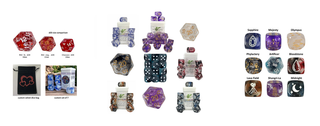 Role 4 Initiative | DnD & custom dice & TTRPG accessories | Michigan