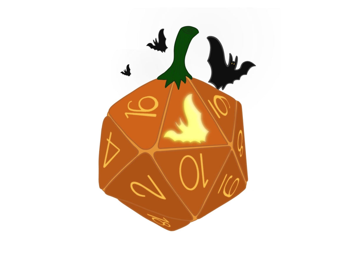 Spooky Harvest d20 Sticker